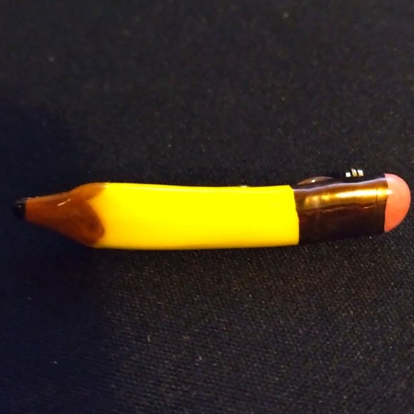 Jewelry | Vintage Ceramic Pencil Brooch | Poshmark